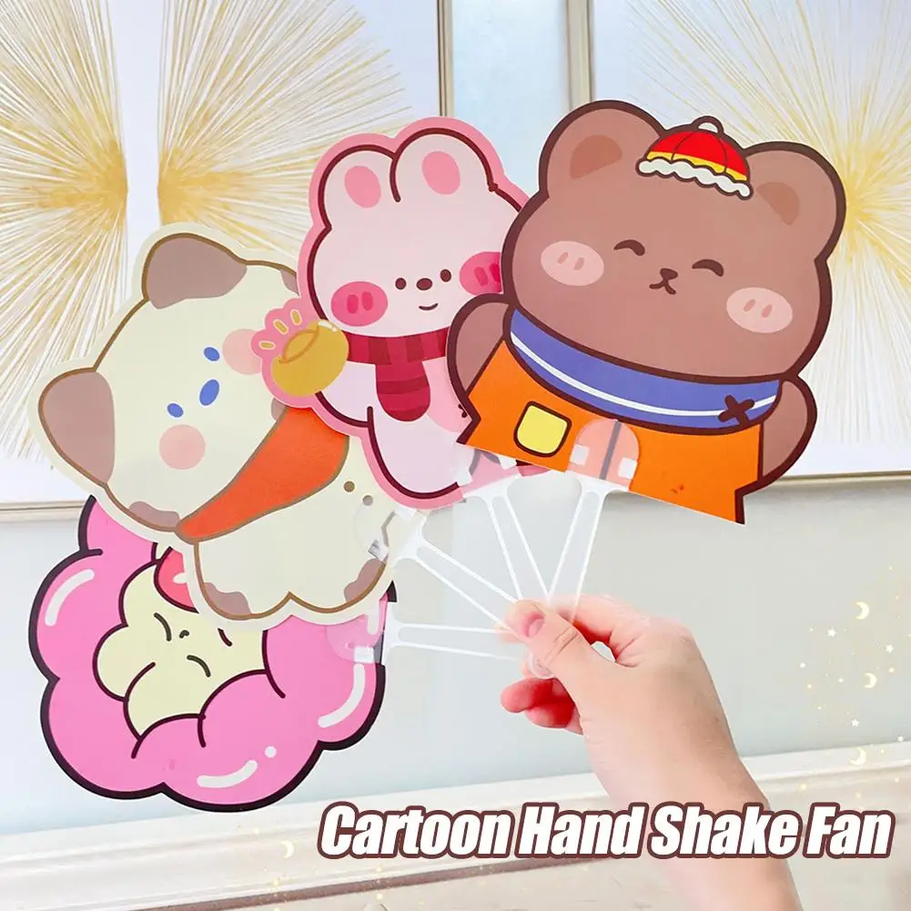 Cartoon-Hand-Shake-Fan-Portable-Cute-Animal-Shape-Creative-Event ...