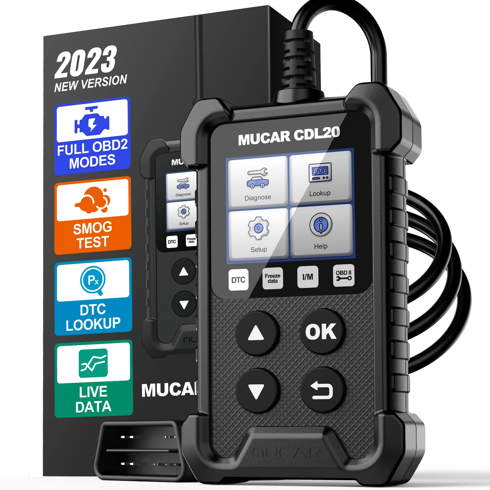 MUCAR-CDL20 Professional Auto Engine System Diagnostic Tool, Lifetime ...