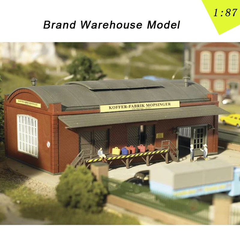 HO-1-87-Scale-PIKO-Warehouse-Factory-Model-DIY-Assembled-Plastic-Toys ...