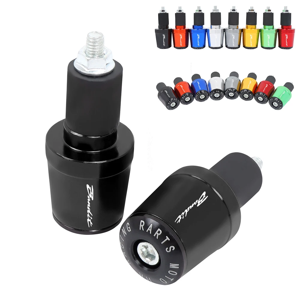 7-8-22MM-Universal-Motorcycle-Handlebar-Grips-Handle-Bar-End-Cap-Plug ...