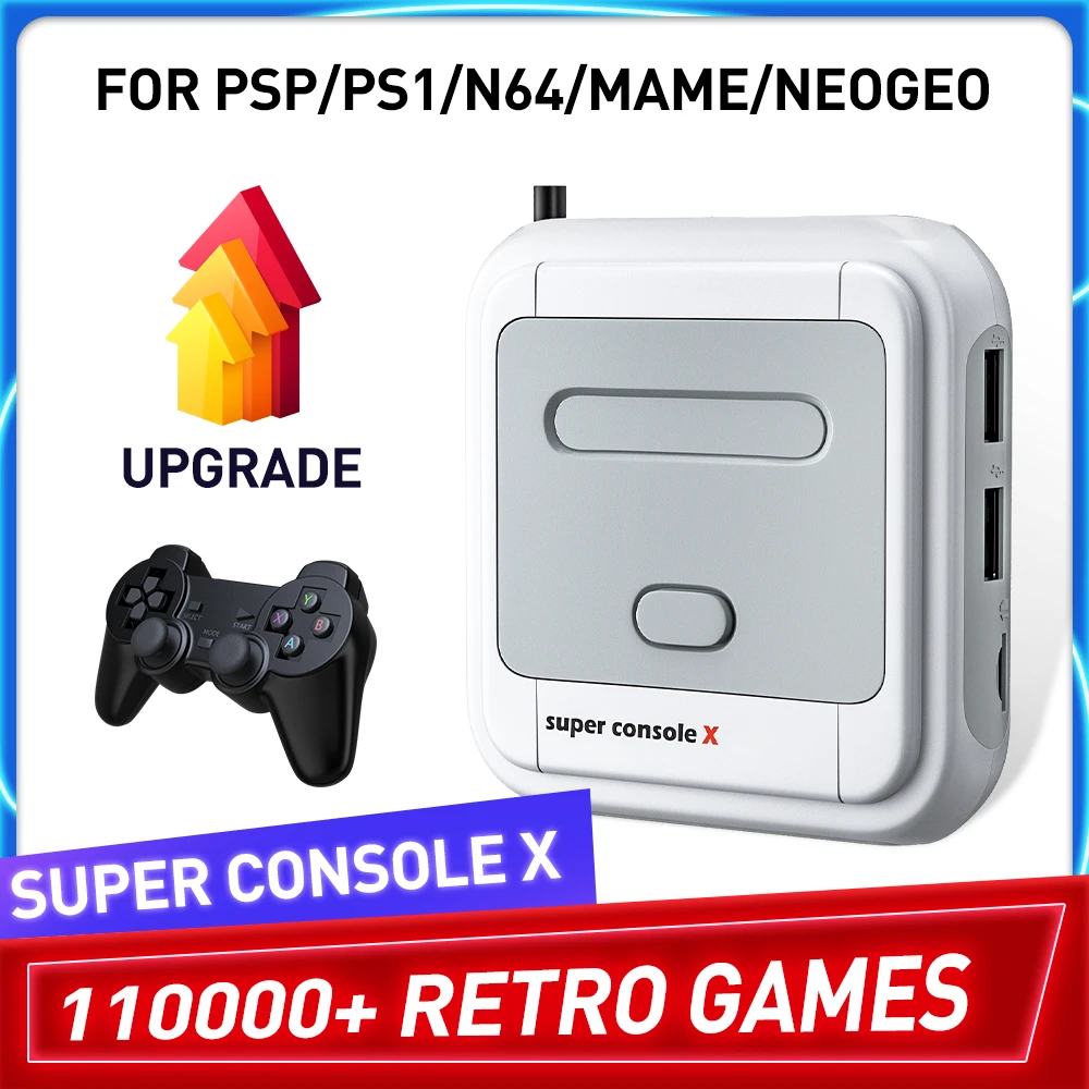 Retro Gaming Console Super Console X With 110000 Retro Games For Psp ...