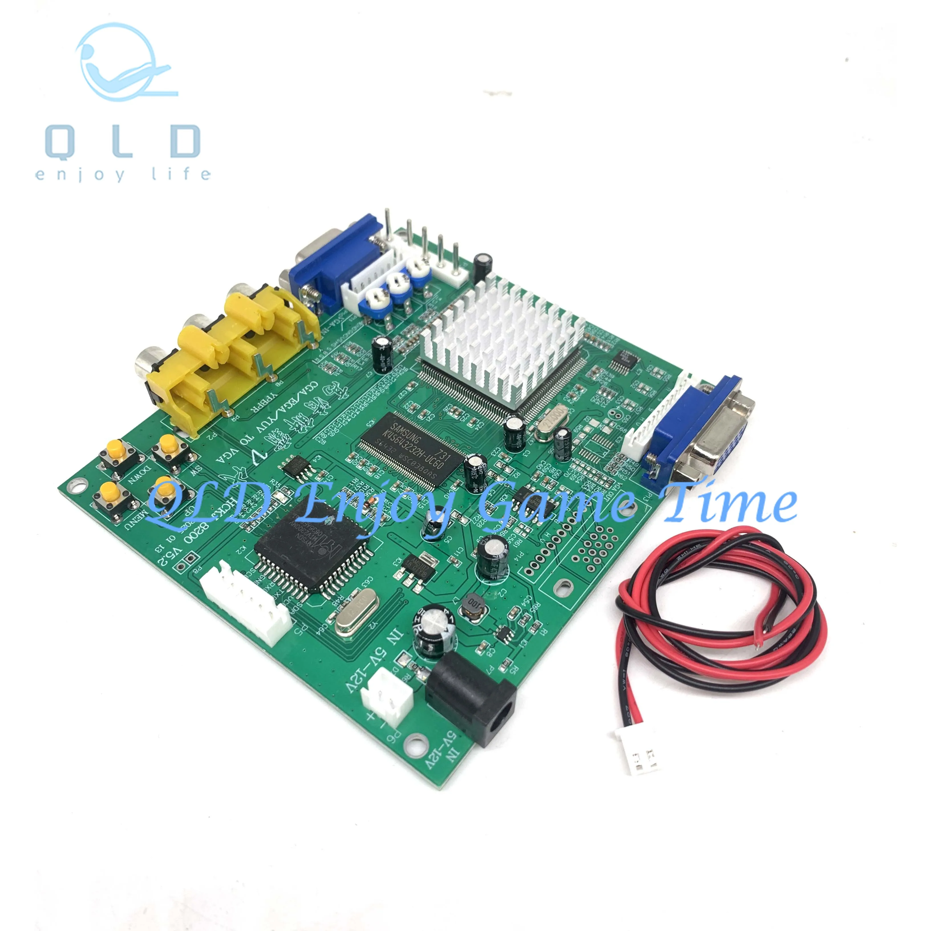 Arcade Game RGB/CGA/EGA/YUV To VGA HD Video Converter Adapter Board GBS ...
