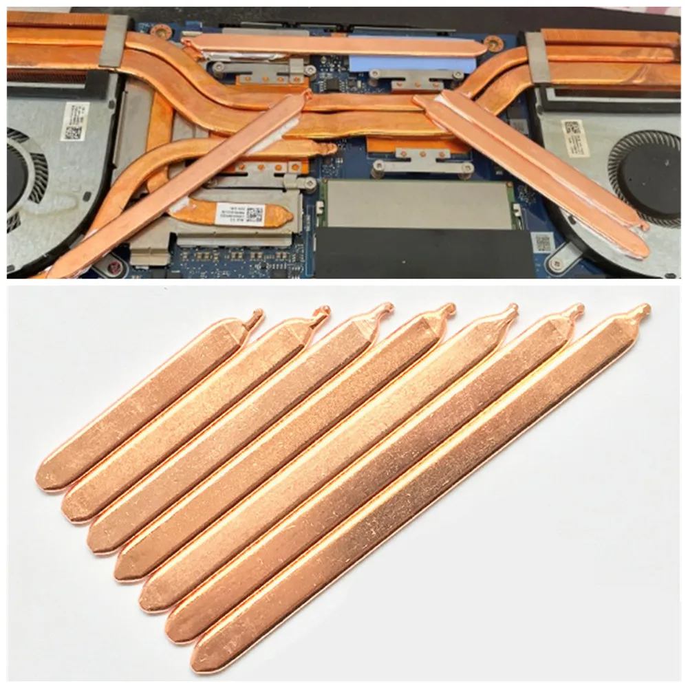1pc 60mm 300mm cobre puro cpu gpu ram heatpipe tubo portátil ...