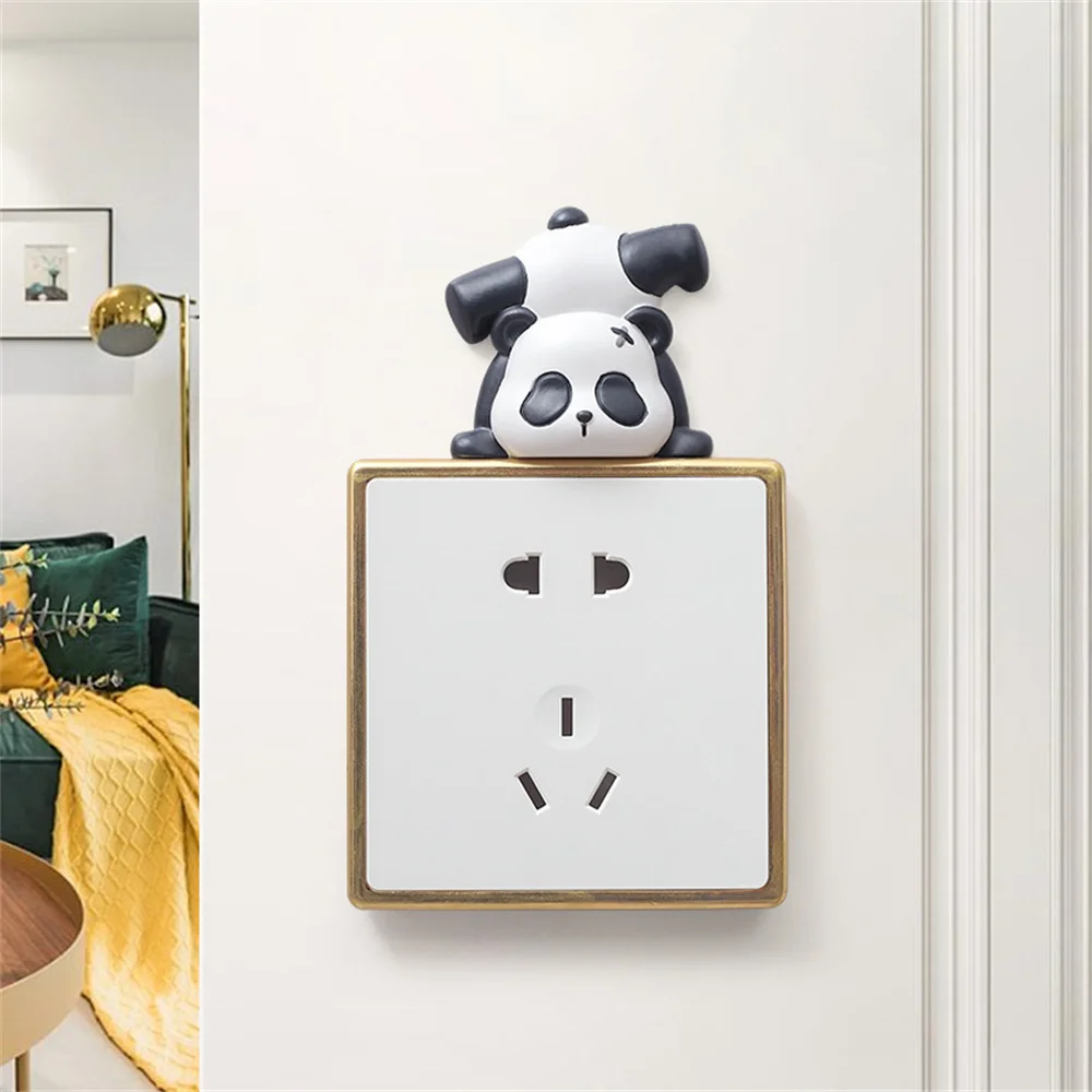 Panda-Switch-Sticker-Colorful-Girl-Gift-Cute-Panda-3d-Home-Decorations ...