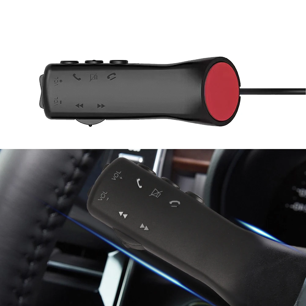 7-Keys-Universal-Car-Steering-Wheel-Buttons-Multi-functional-Remote ...