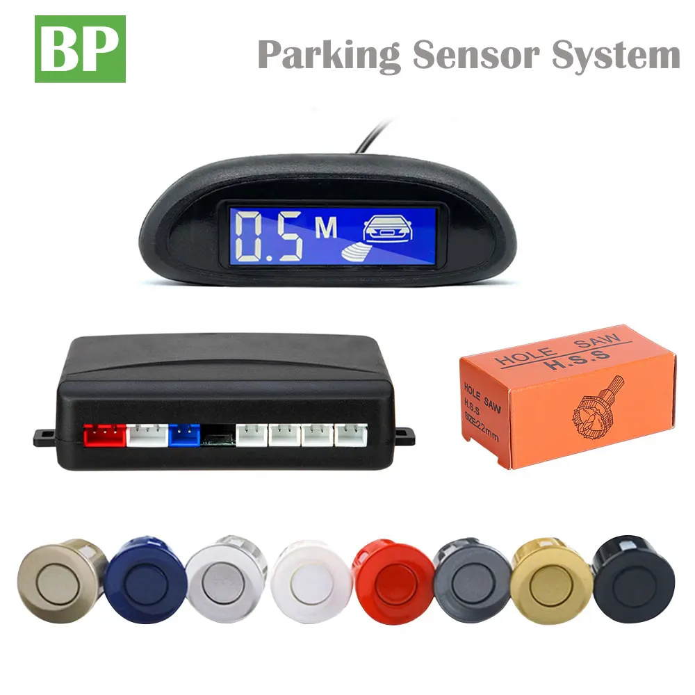 Parktronic-LED-Parking-Radar-Backlight-Display-Backup-Monitor-Detector ...