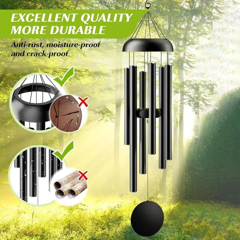 Outdoor-Wind-Chimes-Large-Aluminium-Wind-Chimes-36-Inches-Zen ...