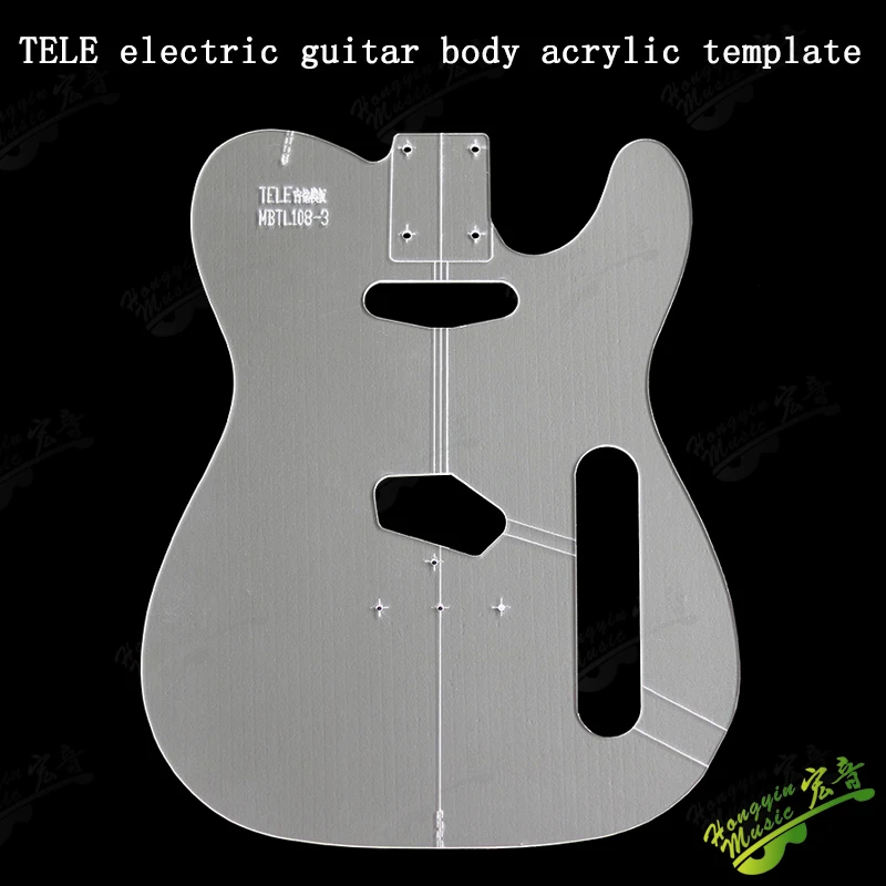 Electric Guitar Body Outline