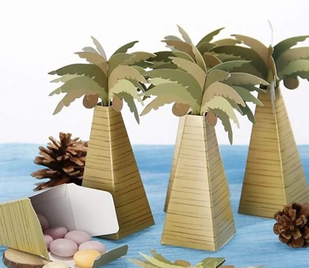 Coconut-Palm-Tree-Candy-Box-Candy-Wrapper-Party-Favor-Candy-Box ...