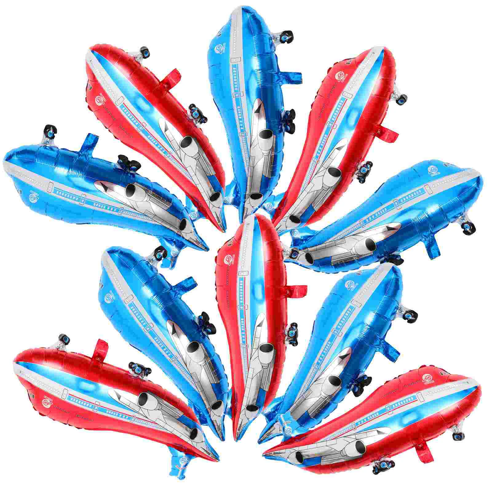 10-Pcs-Child-Playsets-Ballon-Airplane-Party-Balloon-Photo-Toys-for-Kids ...
