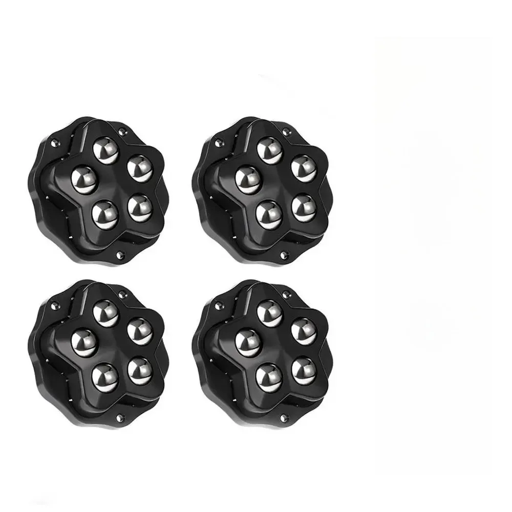 4Pcs Self Adhesive Caster Wheels Super Load-bearing 5 Beads Universal ...