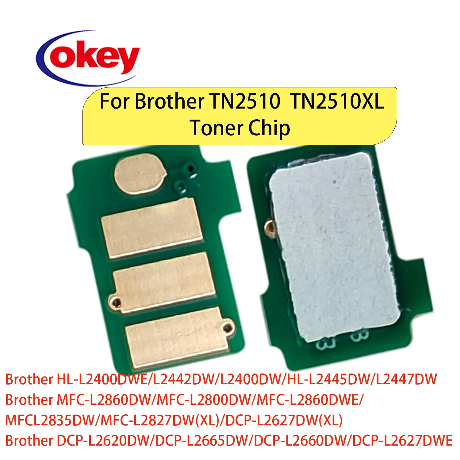 TN2510 TN2510XL Toner Cartridge Chip for Brother TN-2510 TN-2510XL ...