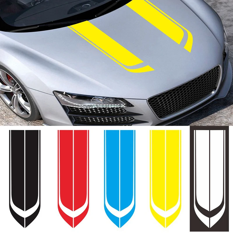 2pcs-12cmx85cm-Racing-Sports-Auto-Vinyl-Film-Decal-Hood-Cover-Car ...