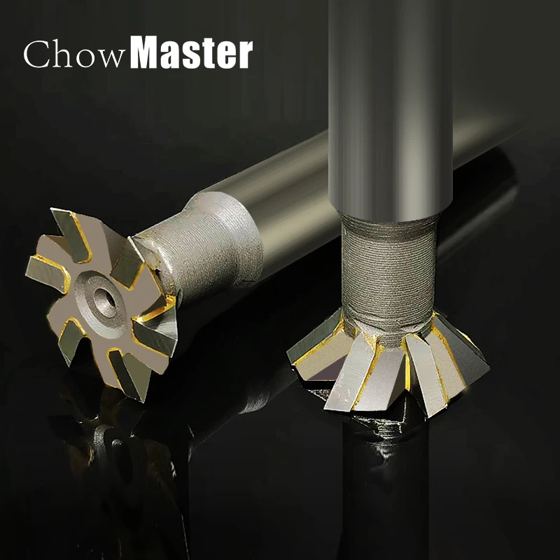 HSS Dovetail Cutter 45 55 60 Degree 8mm 16mm 25mm Dovetail End Mill ...