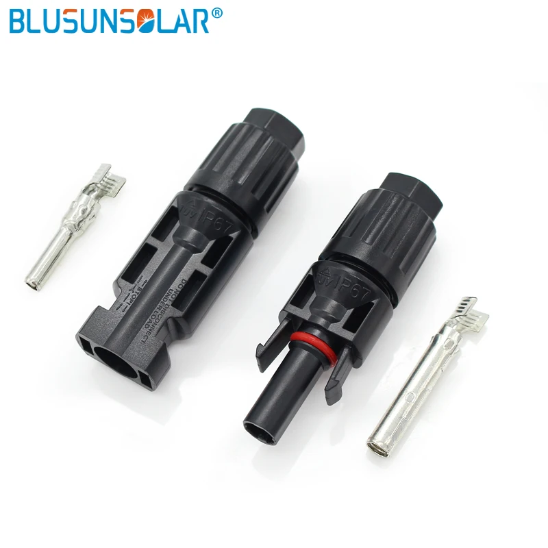 50 Pairs A Lot High Quality Ip68 Male And Female Pv Connector For Solar ...