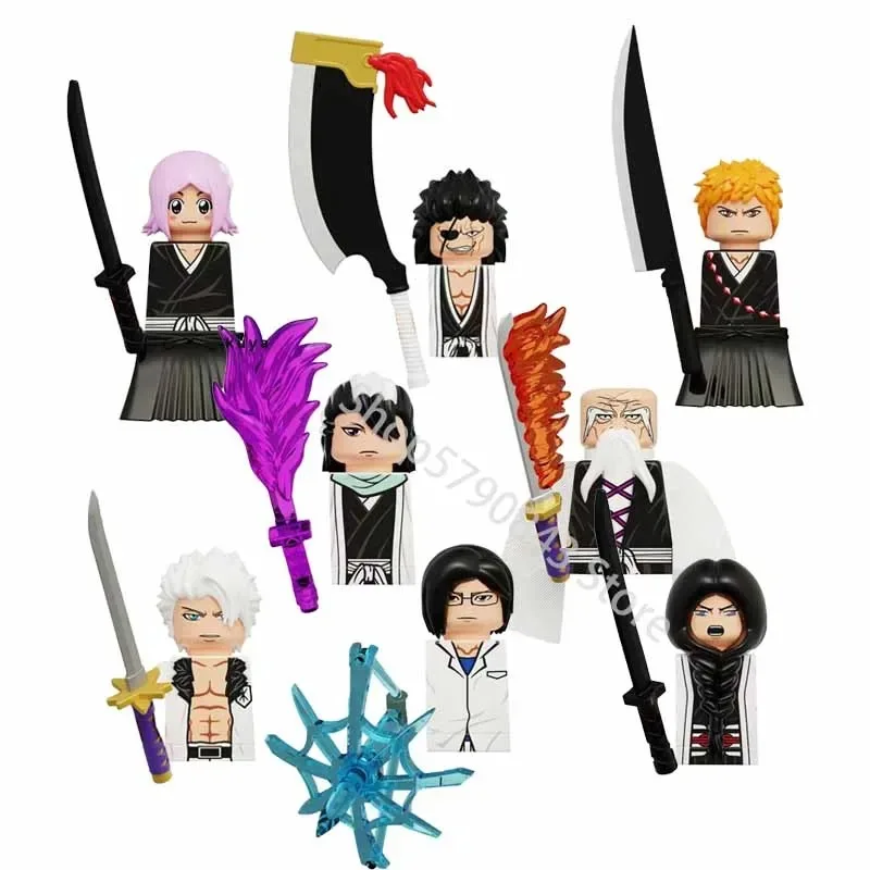 KDL824-KDL816-WM6164-BLEACH-Anime-Cartoon-Movable-Collect-Bricks-Mini ...
