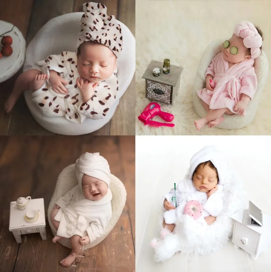 Baby Newborn Photography Props Bathrobes Baby Boy Girl Costume Shooting ...