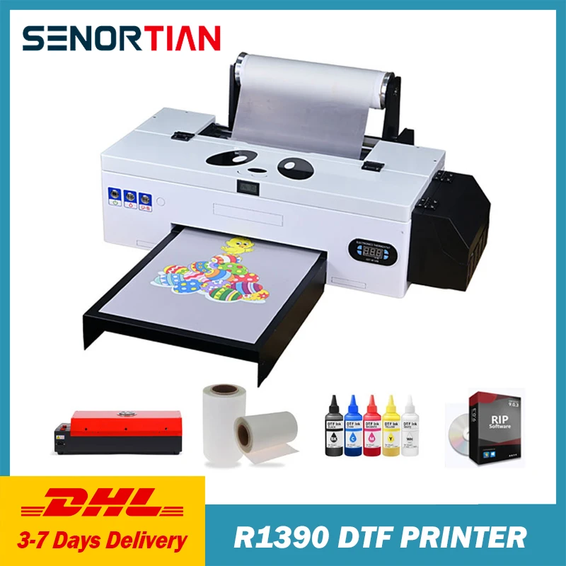 A3 DTF Printer T Shirt Printing Machine EPSON R1390 DTF Transfer ...