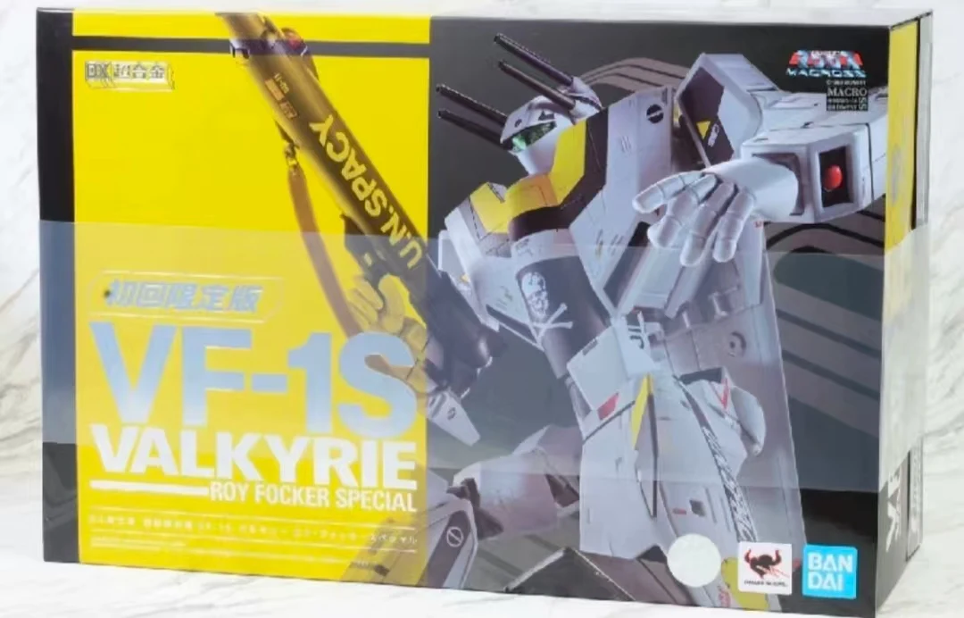 【Original】BANDAI DX Chogokin Macross VF-1S Valkyrie (Roy Focker Special ...