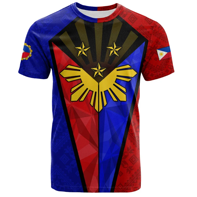 Vintage 3D Print Philippines Filipinos Emblem T Shirt Philippines Maori ...