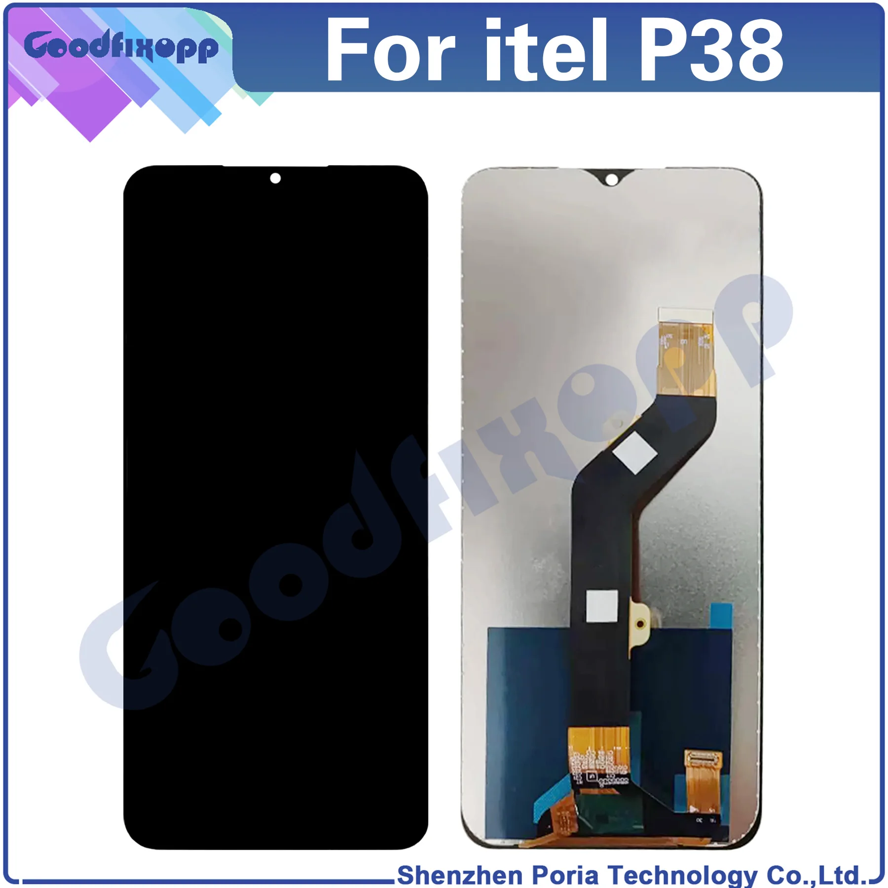 For-itel-P38-LCD-Display-Touch-Screen-Digitizer-Assembly-Repair-Parts ...