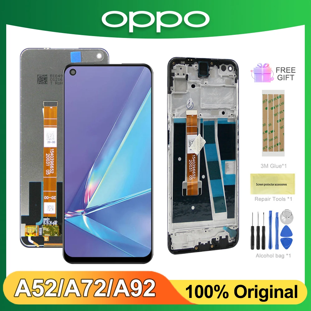 6.5"Original Screen For Oppo A72 A92 LCD Display Replacement Touch ...