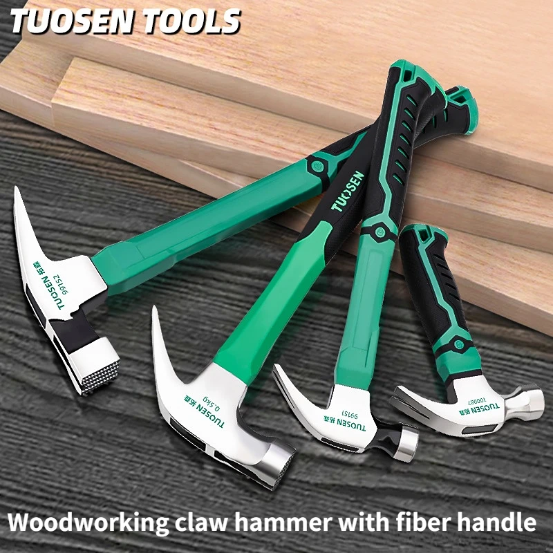 Deli-Heavy-Claw-Hammer-Anti-Slip-Shockproof-Nail-Pulling-A-o ...