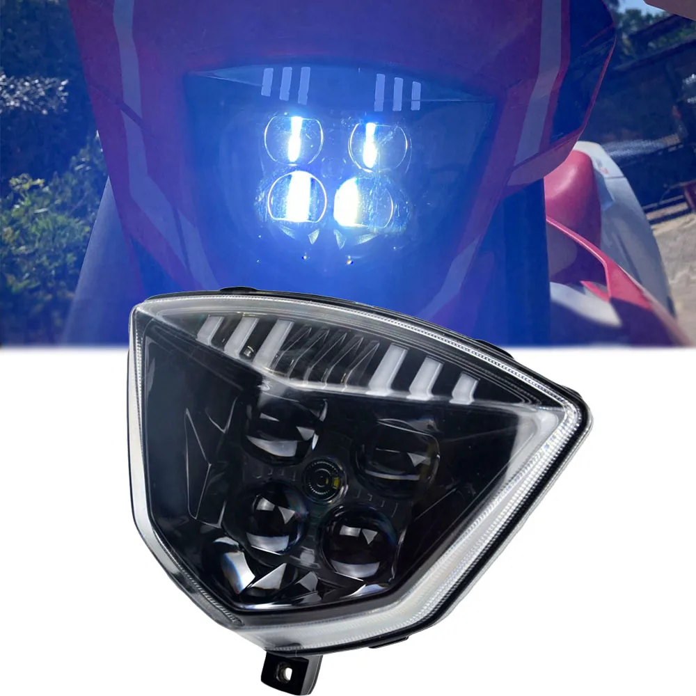 LED-Motorcycle-Headlight-Motocross-Enduro-Dual-Sport-Dirt-Bike-LED ...
