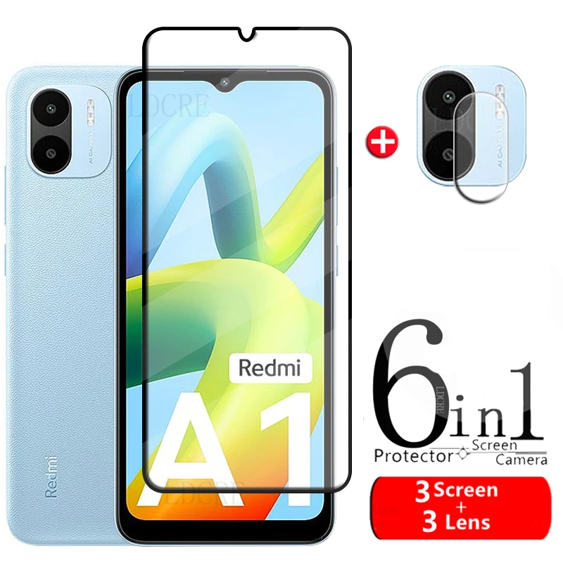 6-in-1-For-Redmi-A1-Glass-For-Xiaomi-Redmi-A1-Tempered-Glass-Full-Cover ...