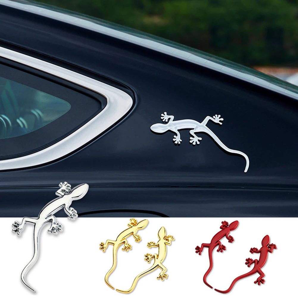 3D-Metal-Gecko-stickers-Car-Styling-Decoration-Automobile-Refitting ...