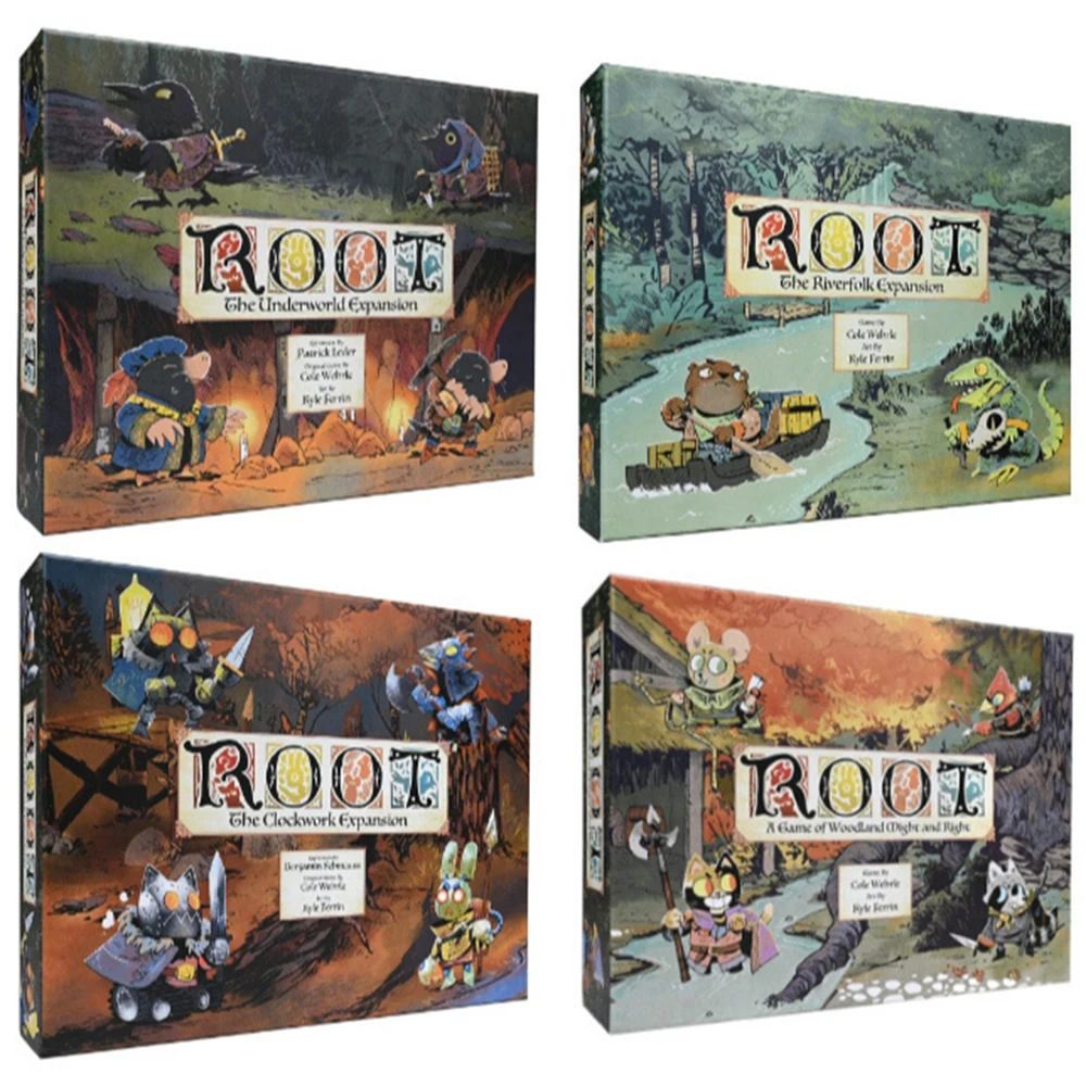 ROOT Leder Games Root Board Game The Underworld Expansion The Riverfolk ...