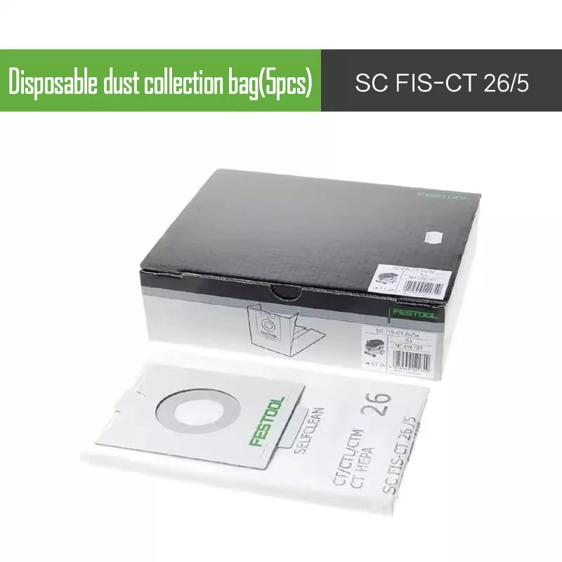 Vacuum bag 5pcs 26L FESTOOL Vacuum Cleaner Original Accessory CTL 26/36 ...