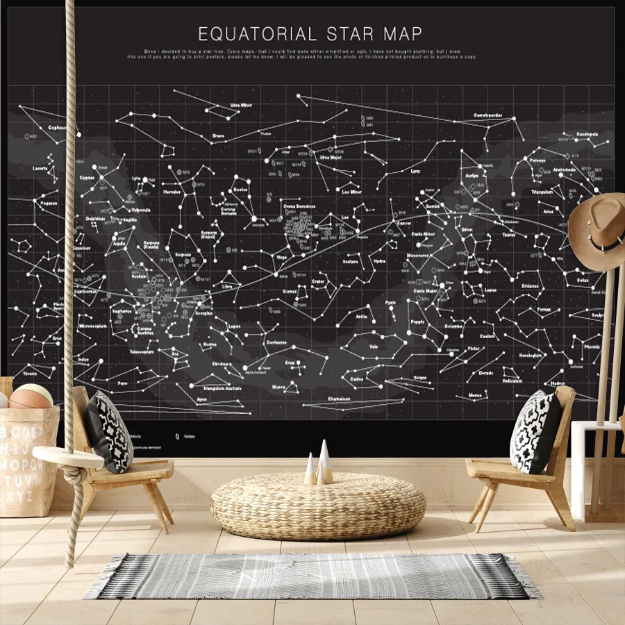 Constellation Map Wallpaper