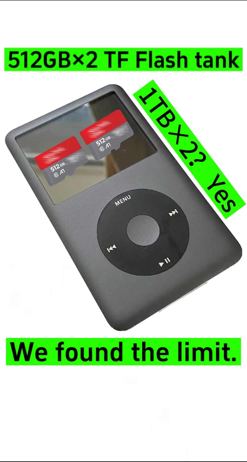 NewInfinite adap 128GB 256GB 512GB SSD HDD For ipod Classicipod Video ...