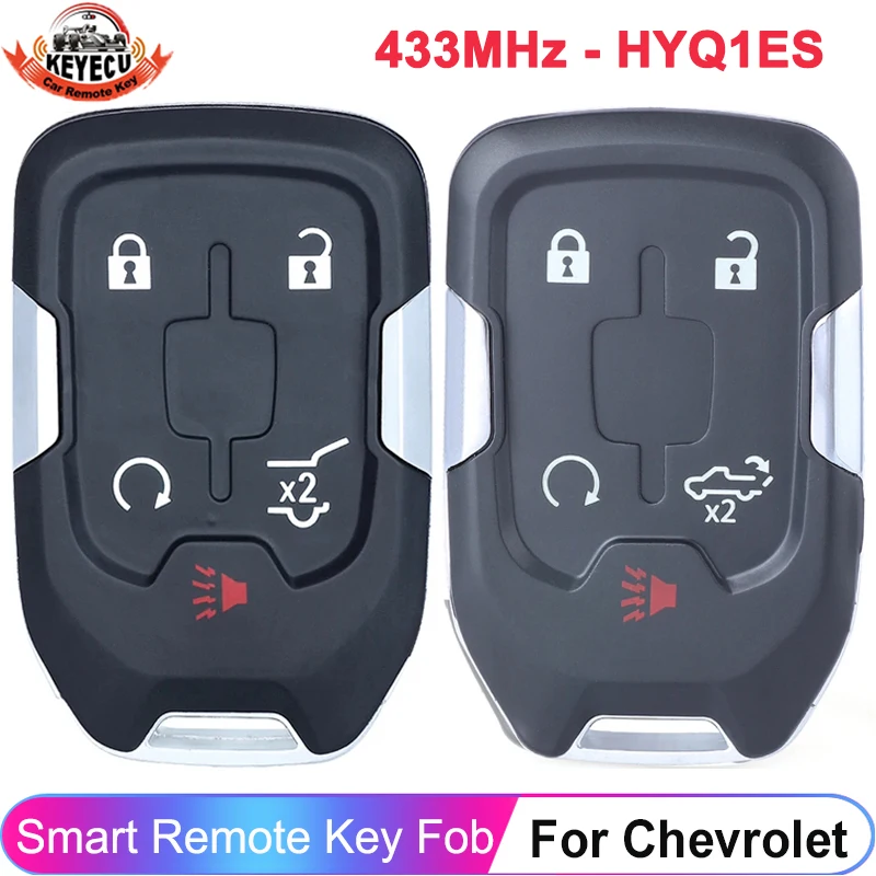 Smart-Remote-Control-FCC-ID-HYQ1ES-433MHz-For-Chevrolet-Silverado-1500 ...