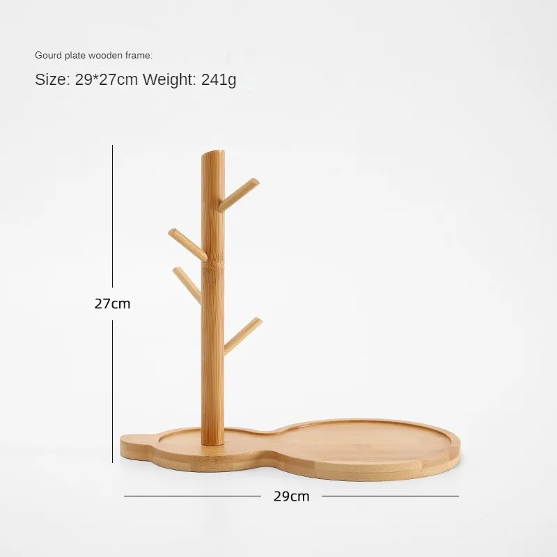 New-Arrival-Gourd-Tree-Branch-Key-Holder-Storage-Rack-Creative-Bamboo ...