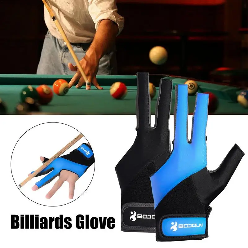 Billiards-Glove-Non-Slip-3-Fingers-Sport-Single-Hand-Snooker-Glove ...