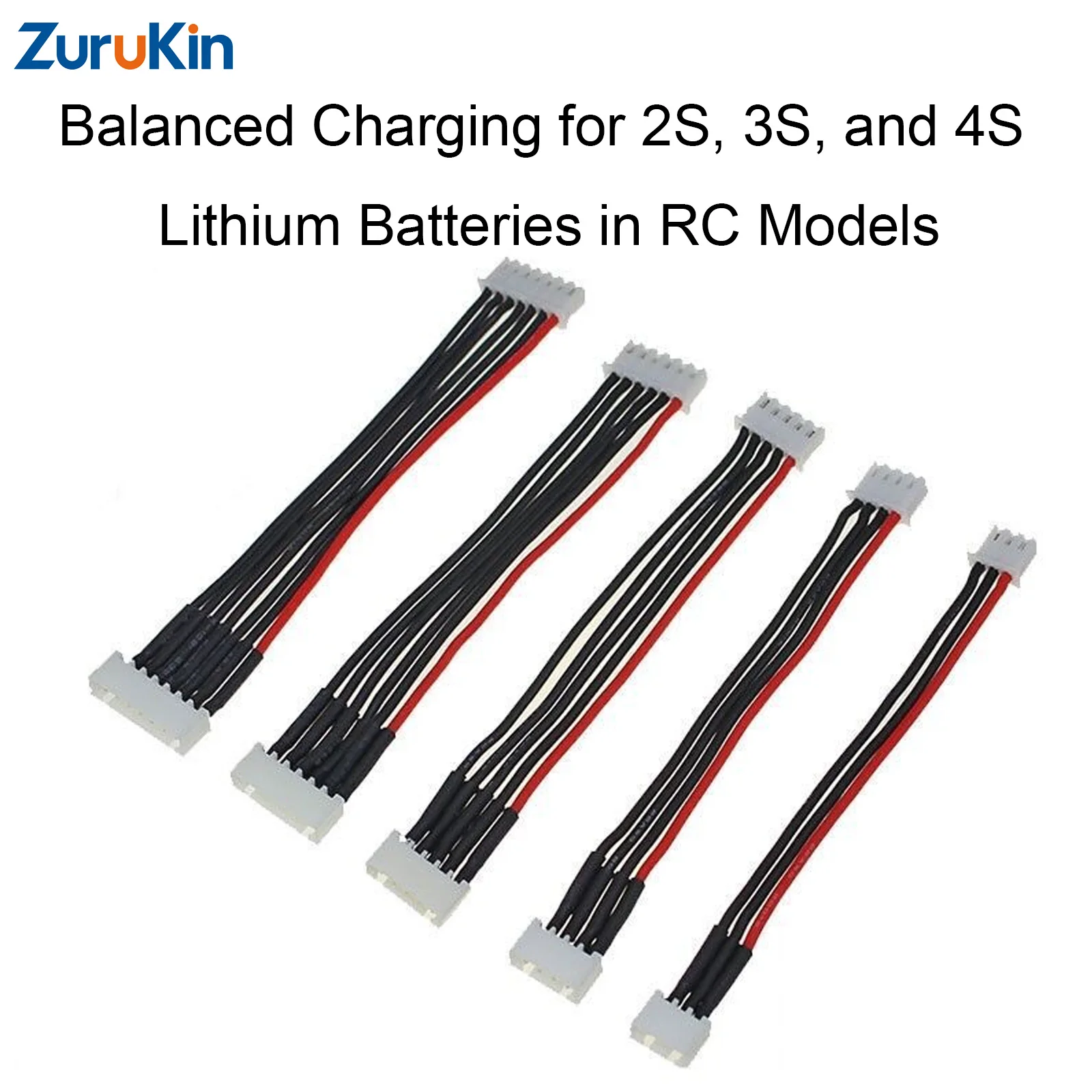 5PCS/lot 2S 3S 4S 6S Lipo Battery Balance Charging Extension Cable ...