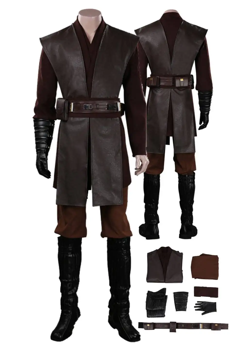 Anakin-Cosplay-Adult-Men-Fantasia-Leather-Suit-Movie-Space-Battle-Sky ...
