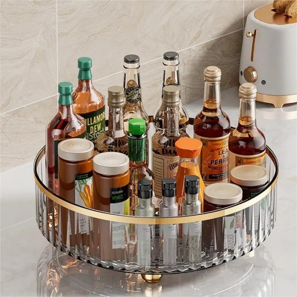 Rotating-Tray-Spice-Rack-Pantry-Cabinet-Turntable-With-Base-Storage-Bin ...