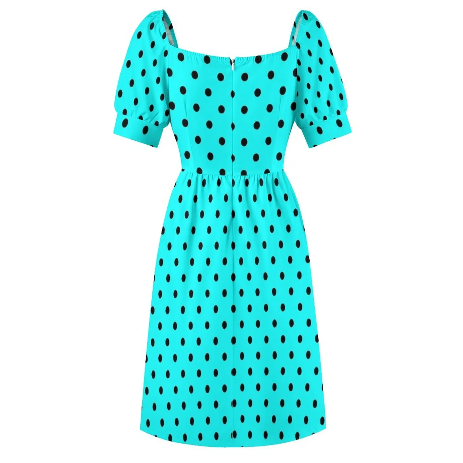 Pink Polka Dot Dress Clipart