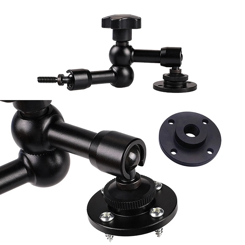 1/4'' 3/8'' Camera Tripod Metal Fixing Base Flange Outdoor Desktop ...