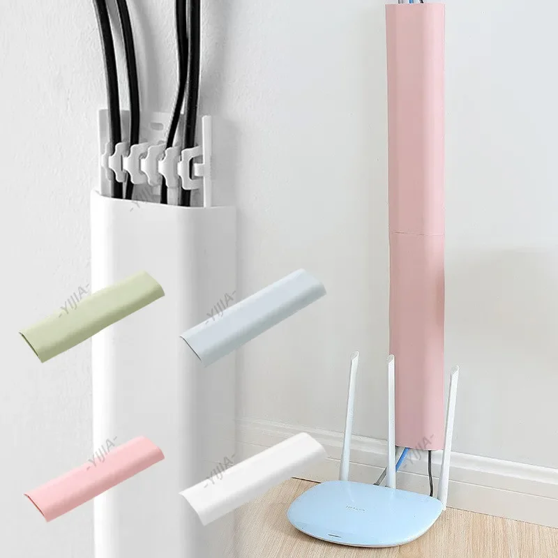 29-5CM-Self-Adhesive-Wall-Flat-Screen-Hidder-Cable-Duct-Cover-TV-Cord ...