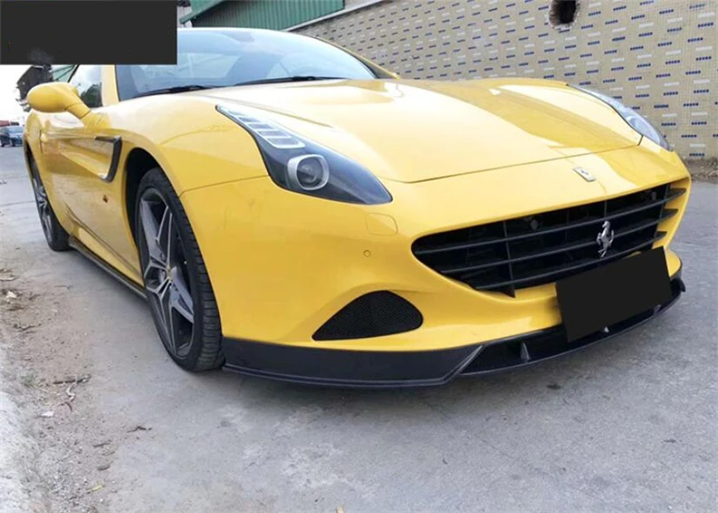 For Ferrari California T 2015-No REAL Carbon Fiber Front Lip Splitters ...
