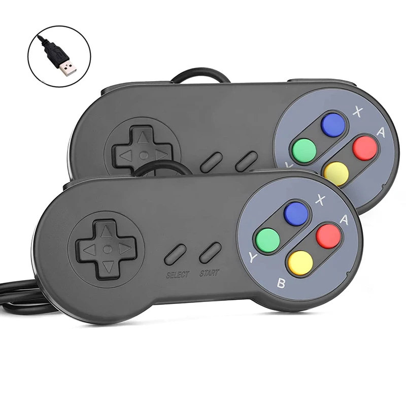 Wired-USB-Gamepad-Controller-for-PC-Laptop-Windows-7-8-10-SNES-Retro ...