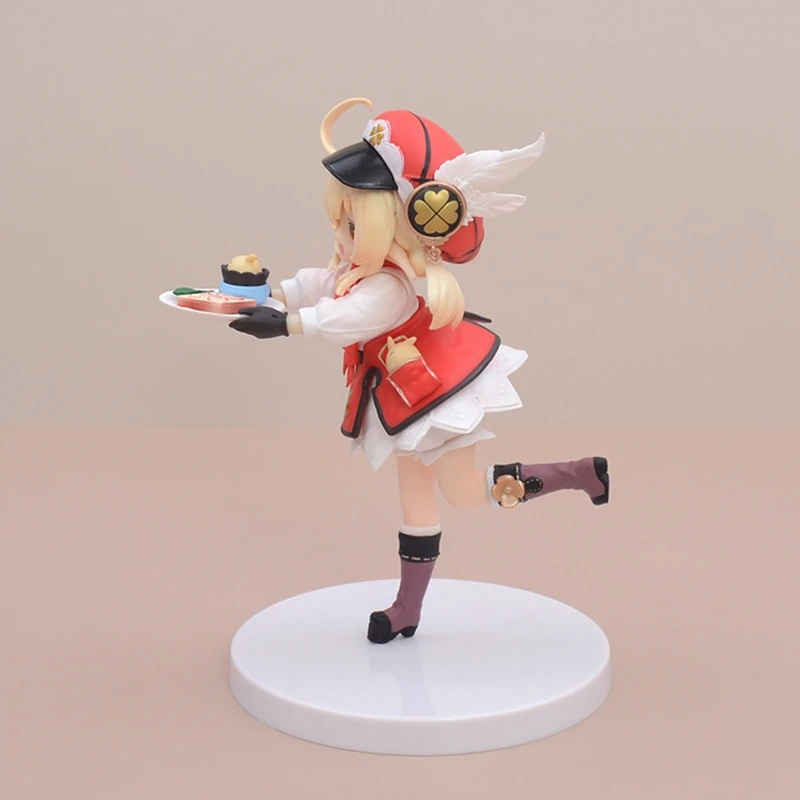 Anime Figure Genshin Impact GK Klee Xiao Kawaii Coffee Shop Girl ...