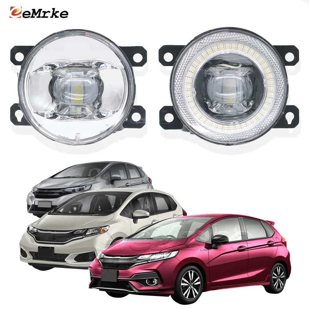 Led-Fog-Lights-Assembly-with-Lens-Angel-Eyes-DRL-Daytime-Running-Lamp ...
