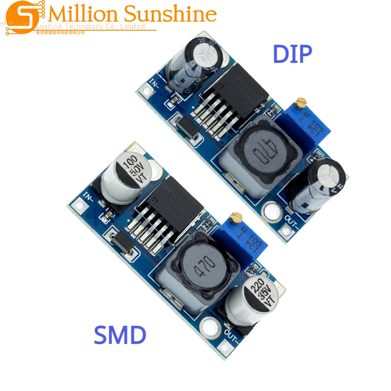LM2596 Power Converter Step Down Module LM2596S DC-DC 1.5V-35V ...