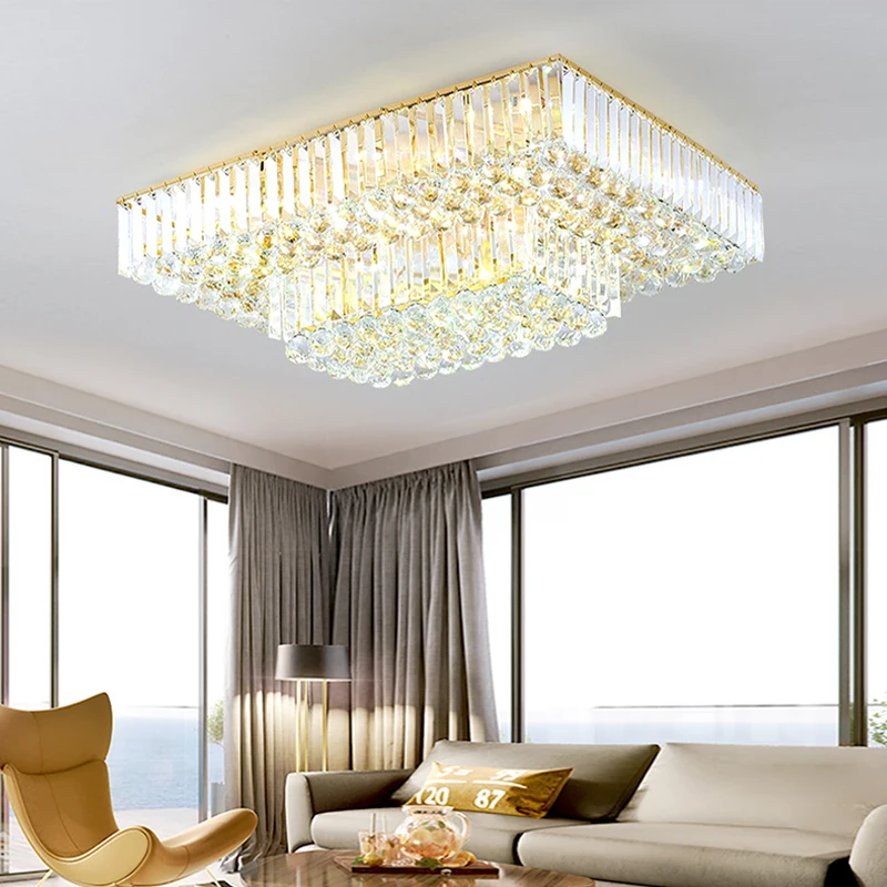 2024-New-LED-Ceiling-Lights-Rectangle-Modern-Crystal-Ceiling ...