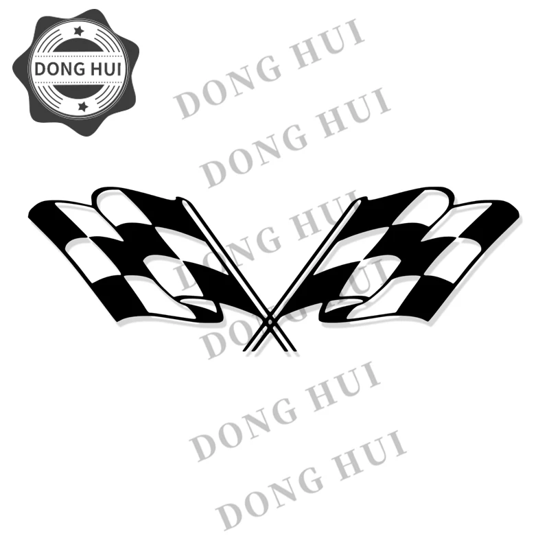 Checkered Racing Finish Line